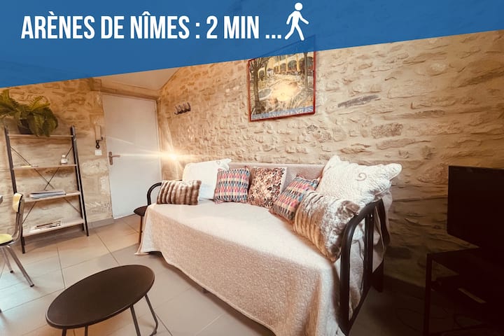 Cocon Vintage : 4pers/wifi/centre-ville - Nîmes