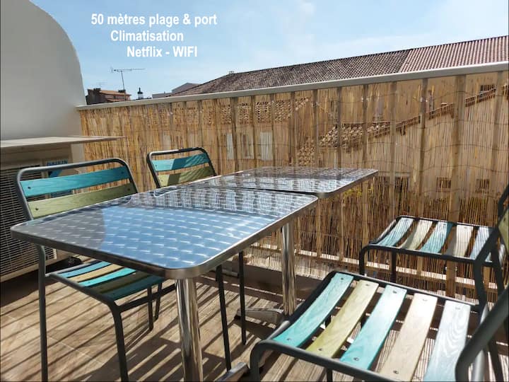 Duplex Climatisé, 2 Chambres, 3mn Plage & Port - Aigues-Mortes