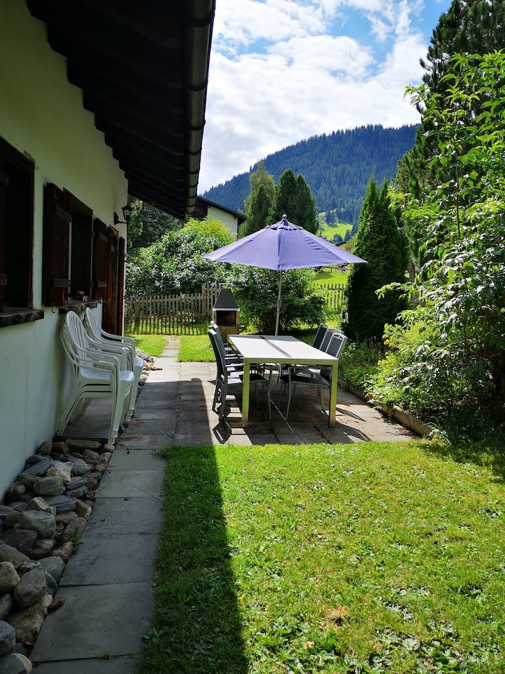 Renov. Gartenwohnung Ski/wandergebiet Lenzerheide - Parpan