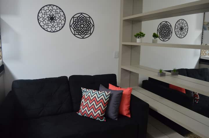 Studio Em Frente Ao Shopping Curitiba - クリティバ