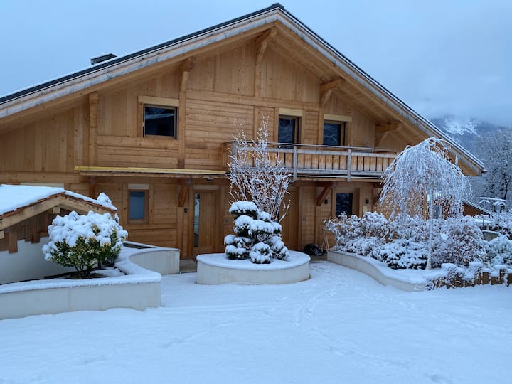 Chalet Mitoyen 190m2 5 Chambres 12 Pax 4 Bathroom - Haute-Savoie