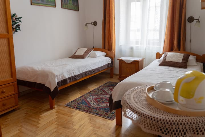 Double Folky Room & Bathroom (Jewish Quarter) - Krakow