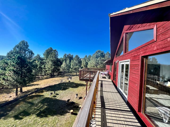 Homeclose2ski Resort/million Dollar Views & Xl Lot - Angel Fire, NM