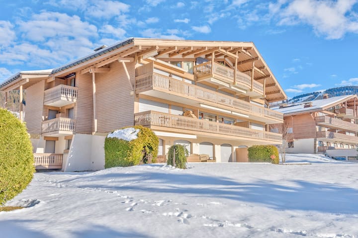 Twin Flat For 6 - Near Ski Lifts & Megève Center - Megève