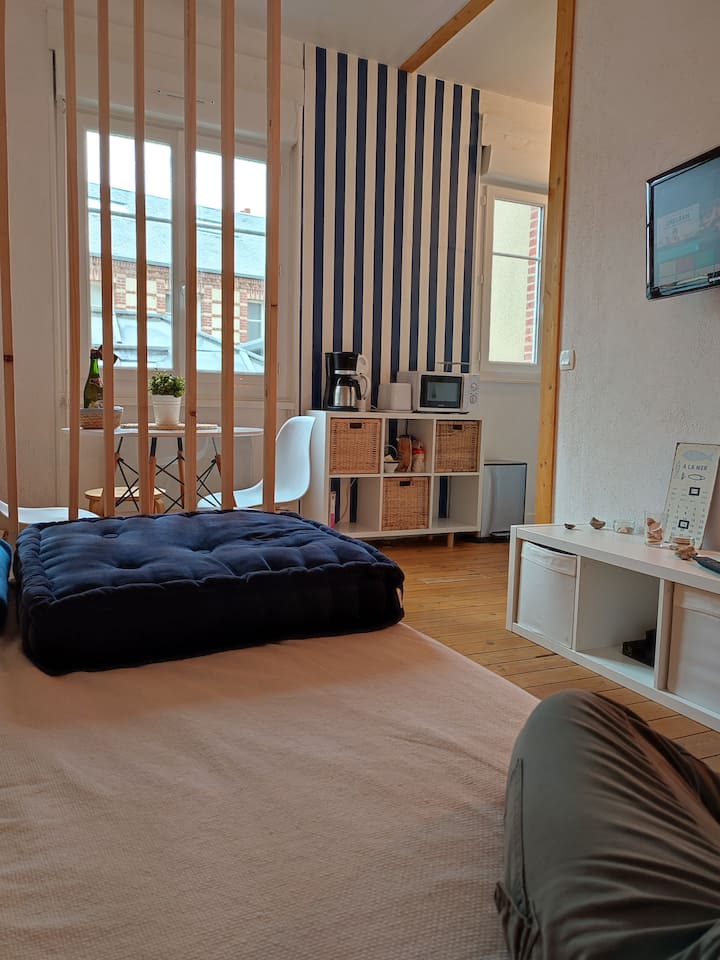 Studio Cosy Centre "La Cabine De Plage" 50m Plage - Houlgate