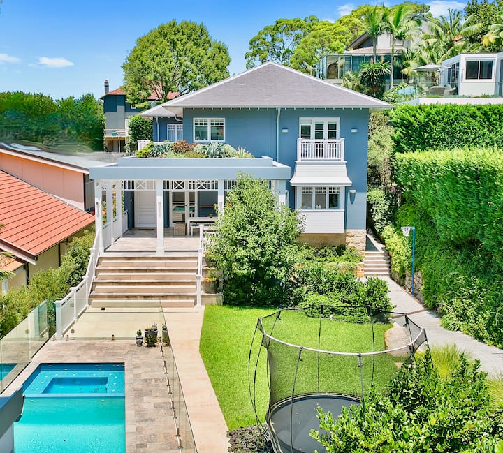 Balmoral Hamptons House - Heated Pool And Hot Tub - Manly