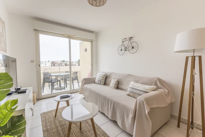 Bel Appt Avec Terrasse - Montpellier Proche Centre - ibis Montpellier Sud