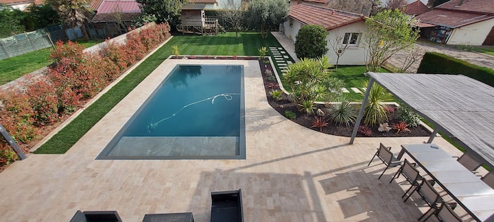 Jolie Maison Basco Landaise à 10 Kms Des Plages - Saint-Vincent-de-Tyrosse