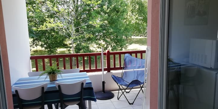 Agréable T2 Classé 3* Avec Terrasse Et Piscine - Ustaritz