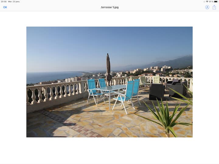 Appartement T3 Villa U Libecciu - バスティア