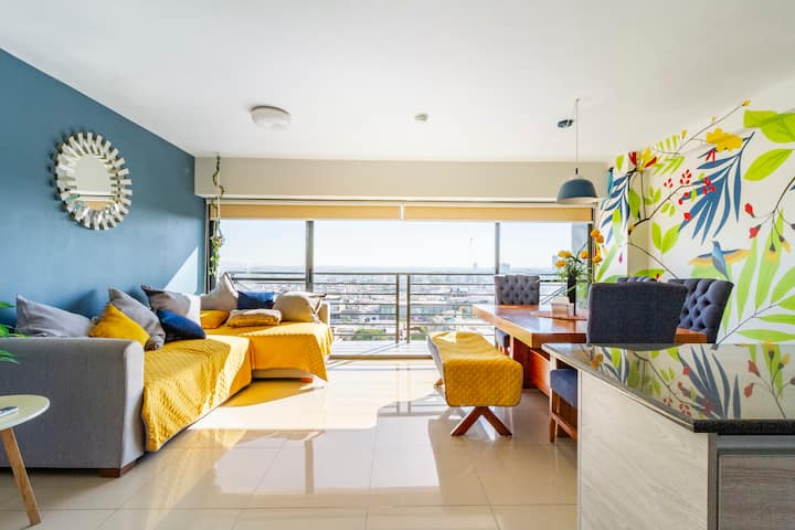 Depa Centro Gdl Impecable, Vista Espectacular, A/a - Guadalajara