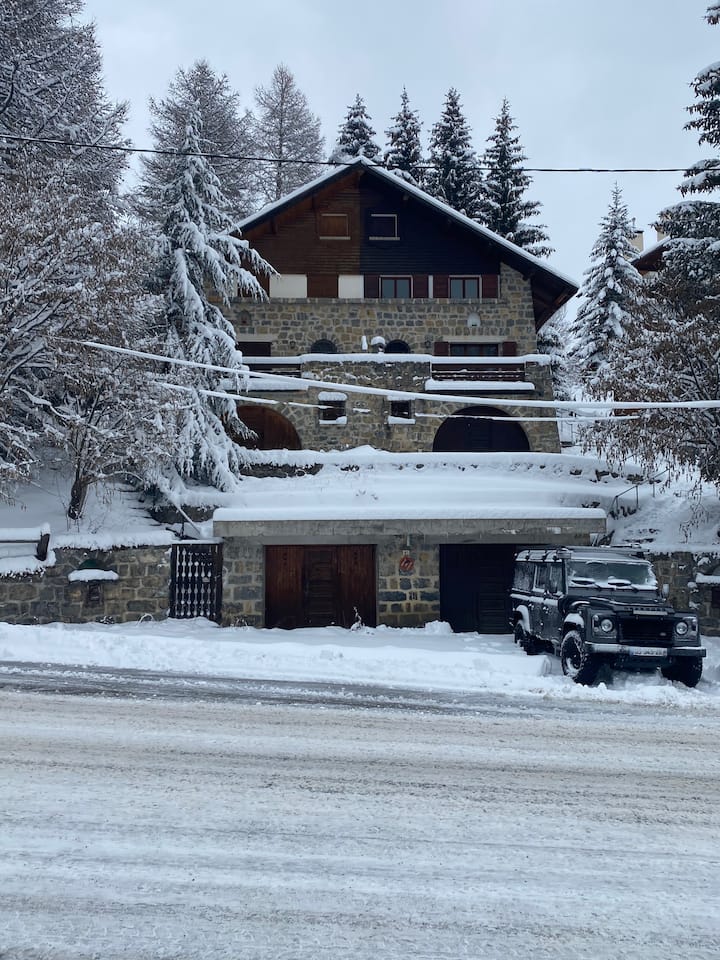 Valberg - Chalet Mitoyen, 8 Couchages, Face Pistes - Beuil