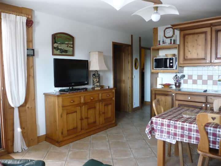 Appartement Pour 6 Personnes Avec Vue Mt Blanc - Taninges