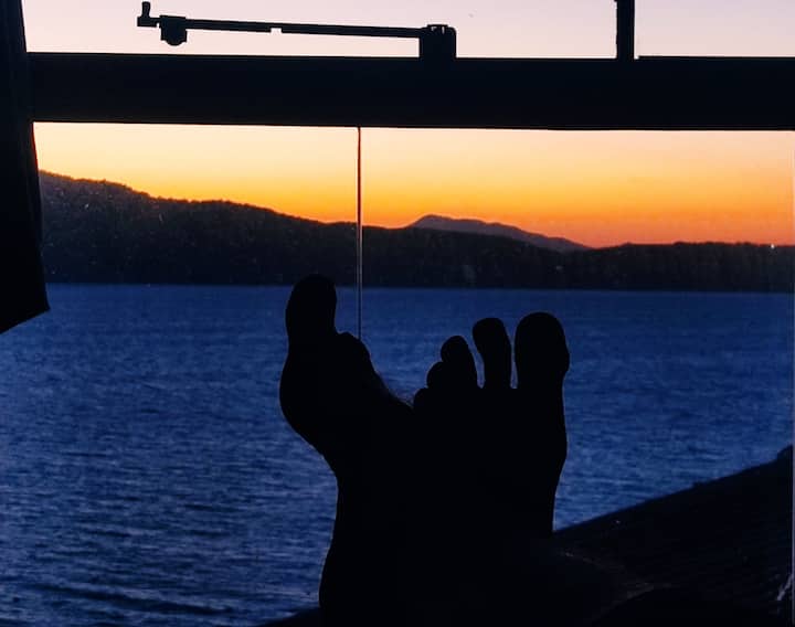 Praia Da Lagoinha - Vista Panorâmica Mar Da Cama! - Bombinhas