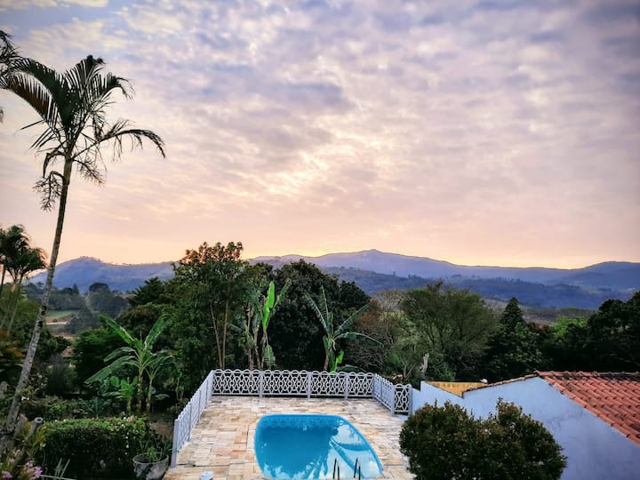 Vista Espetacular! Casa Com Piscina Em Atibaia - Atibaia