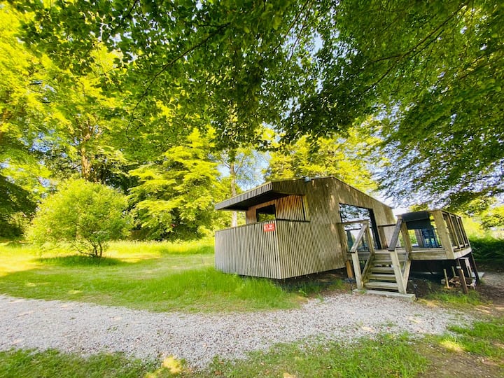 Chalet Terrasse Normandie à L'etape En Foret - Calvados