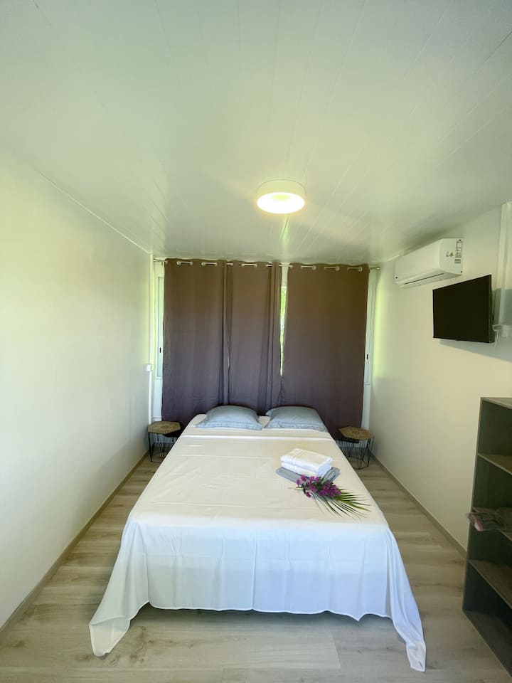 Chambre Temana Airport Lodge Opuhi #Climatisée - Polynésie française