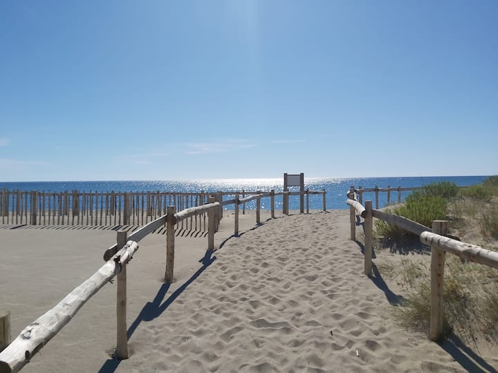 Gite Meublé à 30 M De La Mer - Sainte-Marie