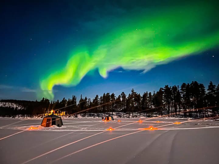 Aurora Hut On The Torne River 2 - Kiruna