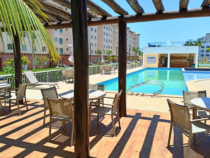 Apartamento • Condomínio C/ Piscina •700m Da Praia - Ilhéus