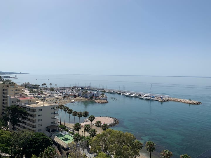 Skol 921a Beachfront Central Penthouse Views+wifi - Marbella
