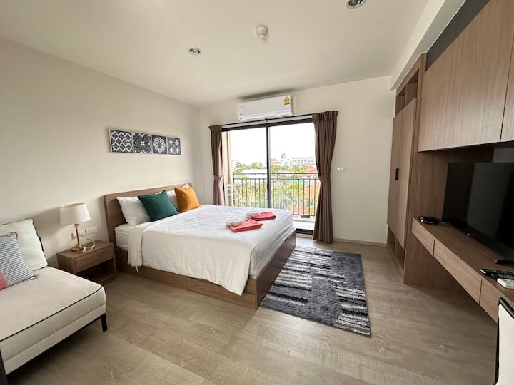 Hua Hin/twin Room/kitchen/nearshoppingcenter/la02 - Hua Hin