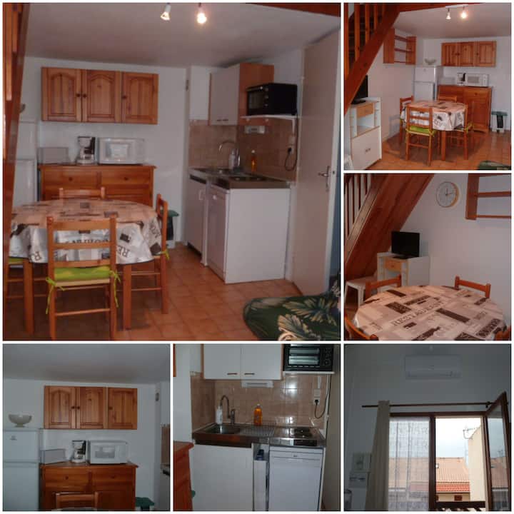 T2 Mez 1e éT, Clim Rév, Rue Piét à 50m Port, Pking - Étang de Leucate