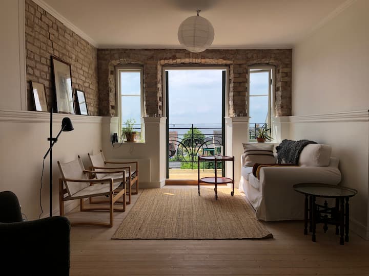 Sea View Apartment 150 M From The Beach In Råå - Helsingborg