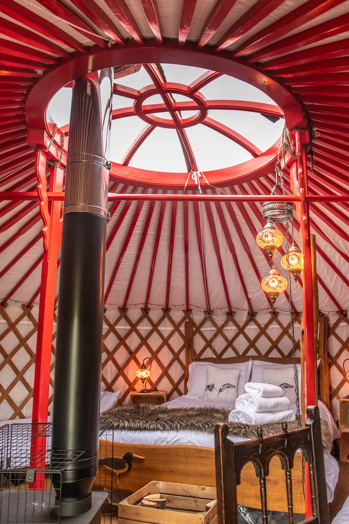 Cherish Glamping Oystercatcher Yurt - Askrigg