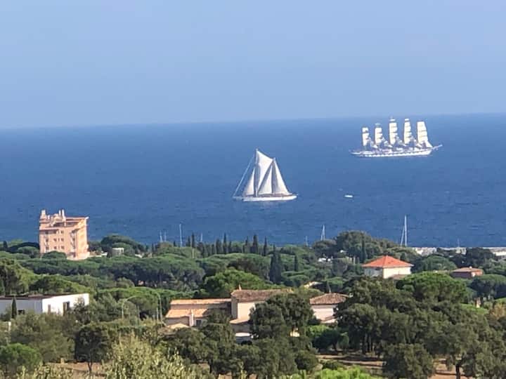 Golfe St Tropez, Superbe Bastidon Vue Mer, 6 Pers. - Roquebrune-sur-Argens