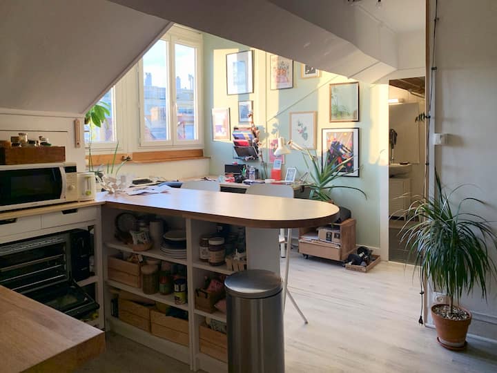 Cocon Calme Au Centre Avec Vue Sur Fourvière - Lyon