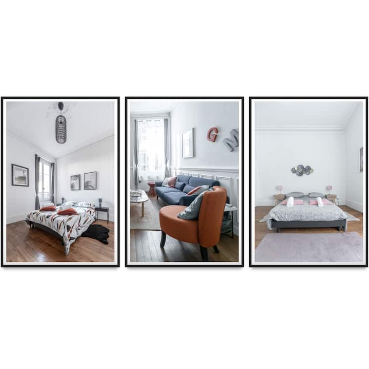 Grand Appartement Avec Terrasse, Rdc, Pkg Gratuit - Bellerive-sur-Allier