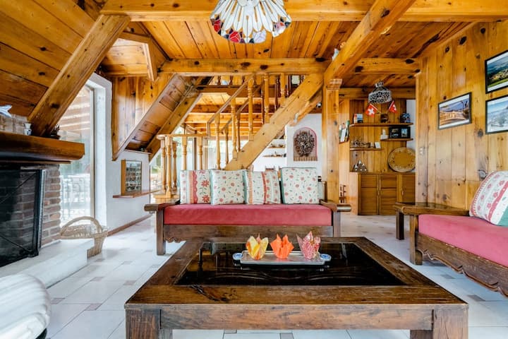 Cabaña Estilo Chalet Suizo (Exterior Compartido) - Valle de Bravo