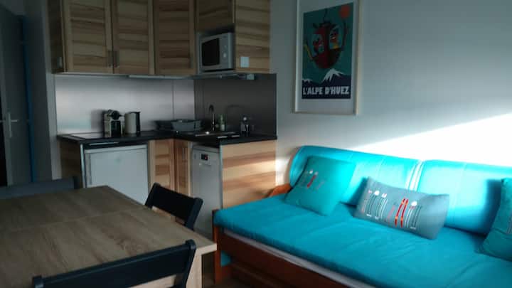 Apartment 4-5 Pers Ski Access - Alpe D'huez -Very Calm - Le Bourg-d'Oisans