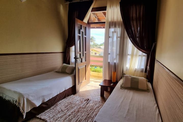 Room / Balcony / Air / Barequecaba/ Wifi 600 Mega - São Sebastião