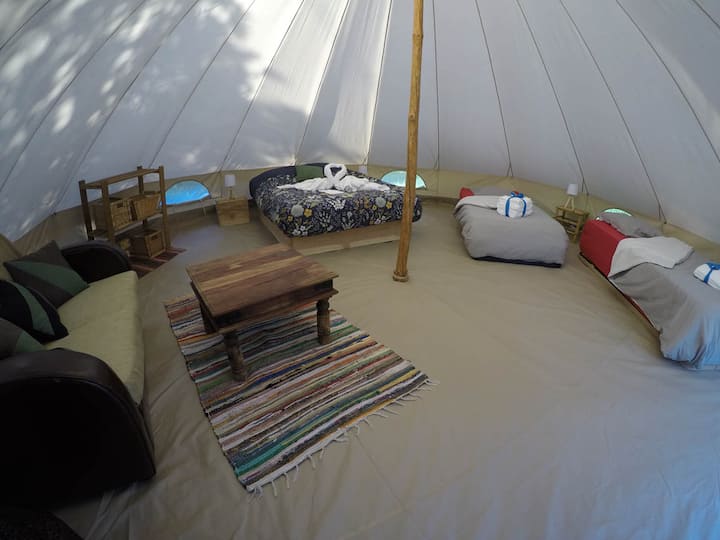 Tente "Tipi" Au Coeur De Notre Camping 3* - Les Vans