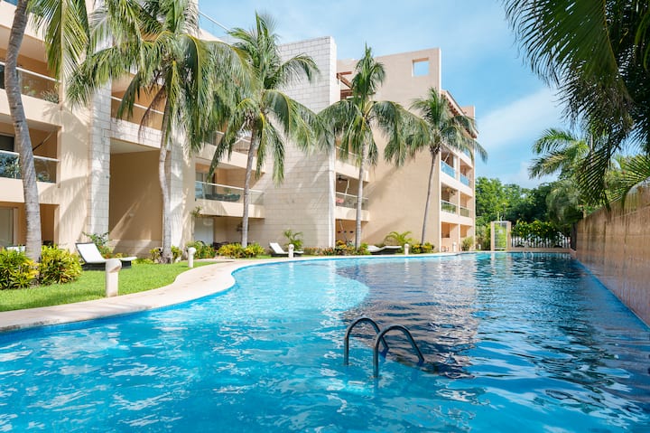 Cozy Place + 100 Mbps +Beach 10 Min Walk @ Pa - Puerto Aventuras