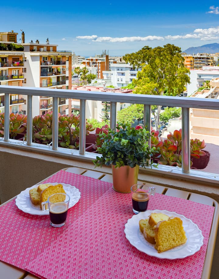 City Center With Terrace-beach Location-parking/ac - Marbella