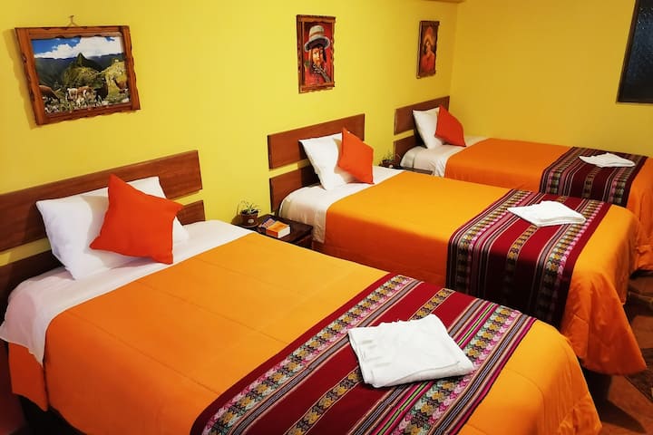 Habitación Triple 3 Camas, Baño Privado - Aguas Calientes