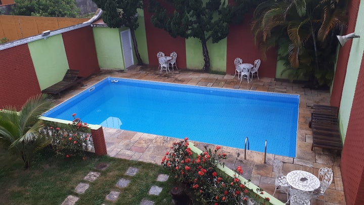 Casa C/piscina (40 M Da Praia / Lembra Spa). - Peruíbe