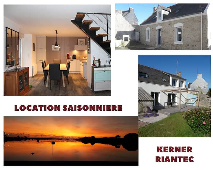 Maison 8 Couchages, Vue Mer, Quartier Calme - Plouhinec