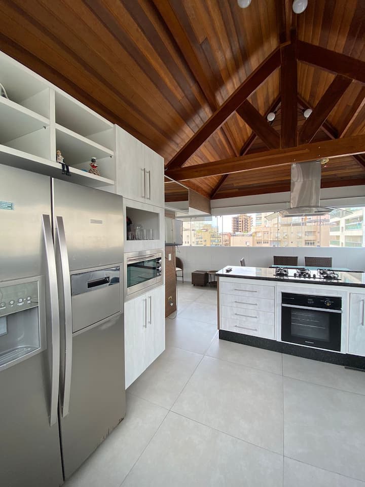 Apto Enseada Duplex Com áRea Varanda Gourmet - Guarujá