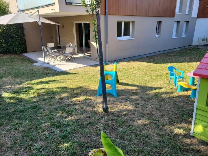 Nouveauté 2025 : 2 Chambres, Terrasse Et Jardin - Thonon-les-Bains
