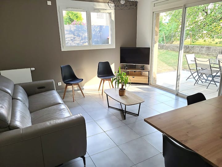 Appartement 2 Chambres, Jardin Privé Et Garage - Thonon-les-Bains