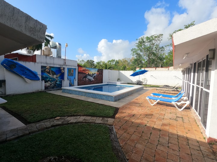 Charmy House, Close To Beach, Great Pool - Riviera Maya