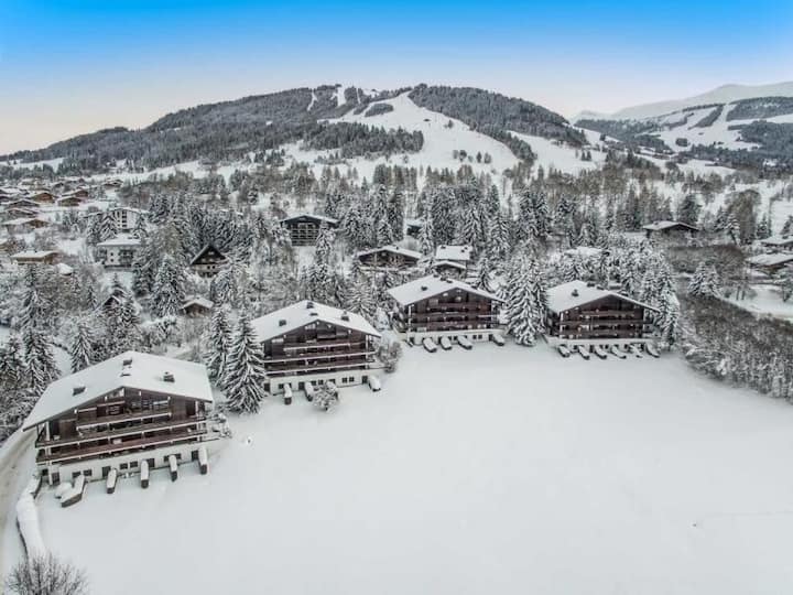 Large And Beautiful Apartment At The Foot Of The Slopes And The Golf Course Of Mont D'arbois - Megève