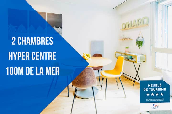 Le Winston★ 2 Chambres ★ Hypercentre★homardandfox★ - Dinard