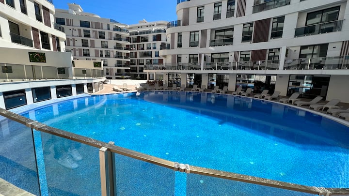 City34-spa, Gym, Pool, Netflix, Central - Girne