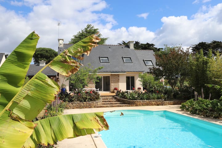 5 Chbres, Piscine, 100m Golfe Morbihan - Île d'Arz