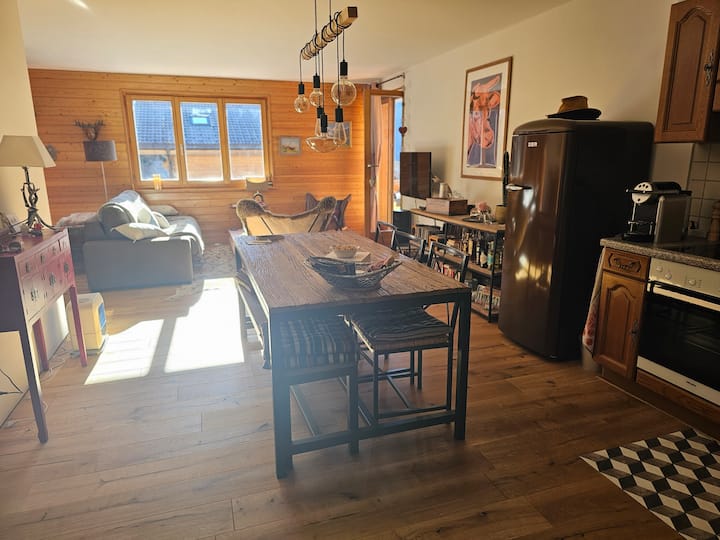 Appartement Chic & Sauna Privé - Veysonnaz